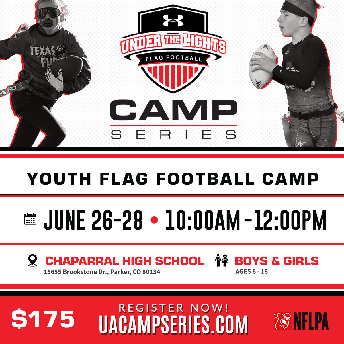 2023 Parker Flag Football Camp - UA Camp Series